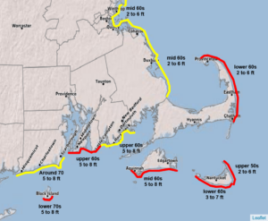 High Surf Advisory today, marginal risk for severe weather - CapeCod.com