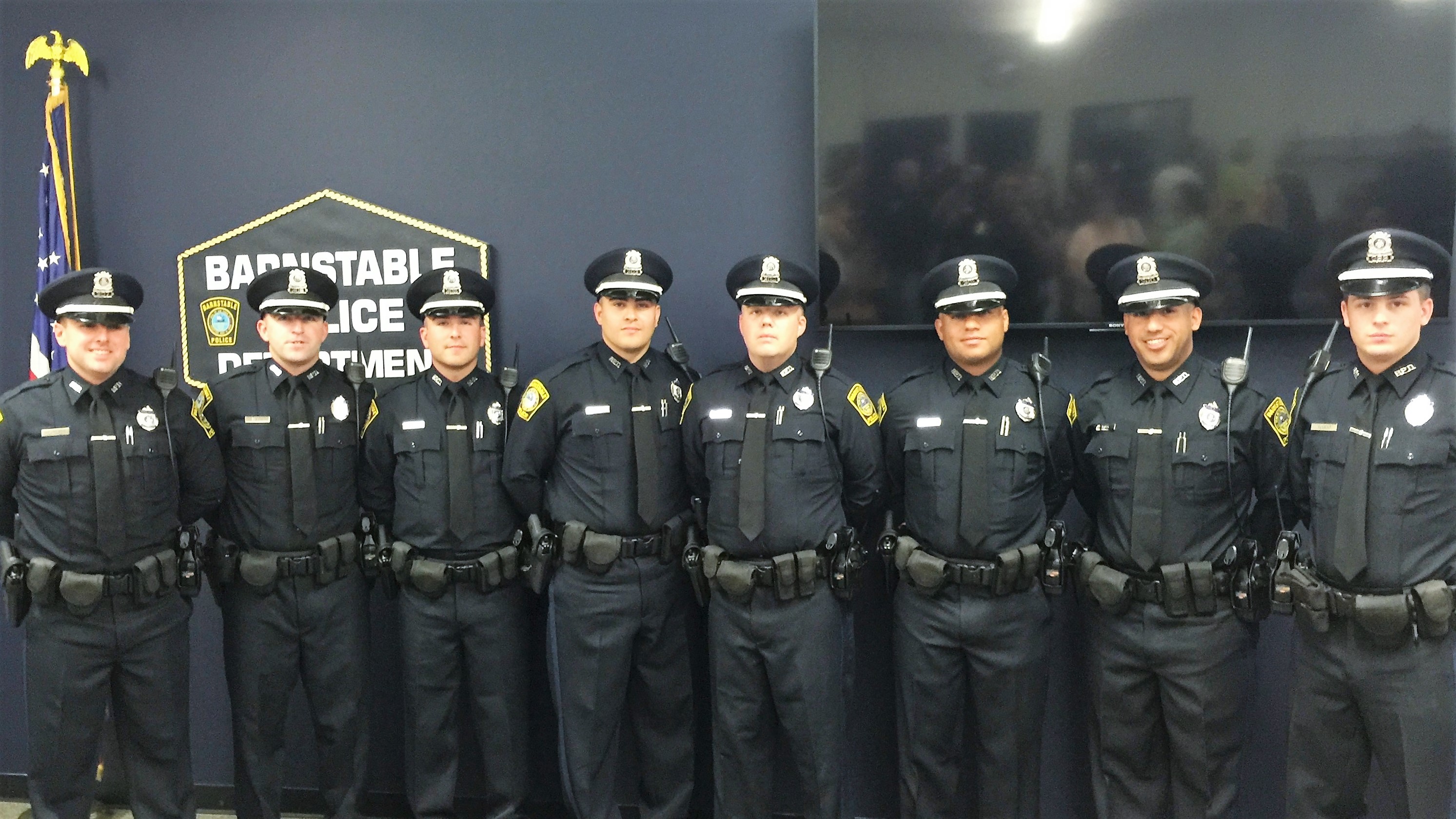 8 new officers hit the street in Barnstable