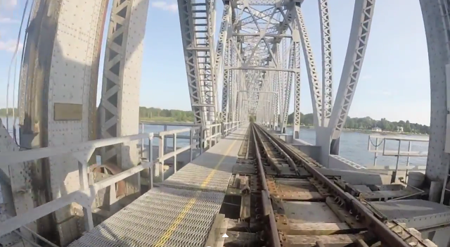 VIDEO: Cape Cod Canal Railroad Lift Bridge - CapeCod.com