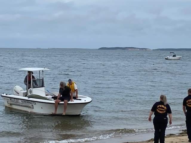 Eastham Fire, Wellfleet Harbormaster rescue capsized kayaker