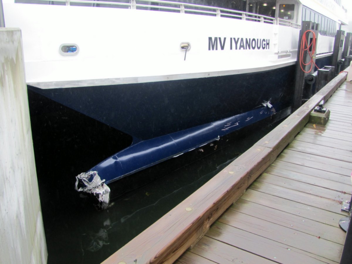 Iyanough Ferry back at dock in Hyannis after Friday night accident ...