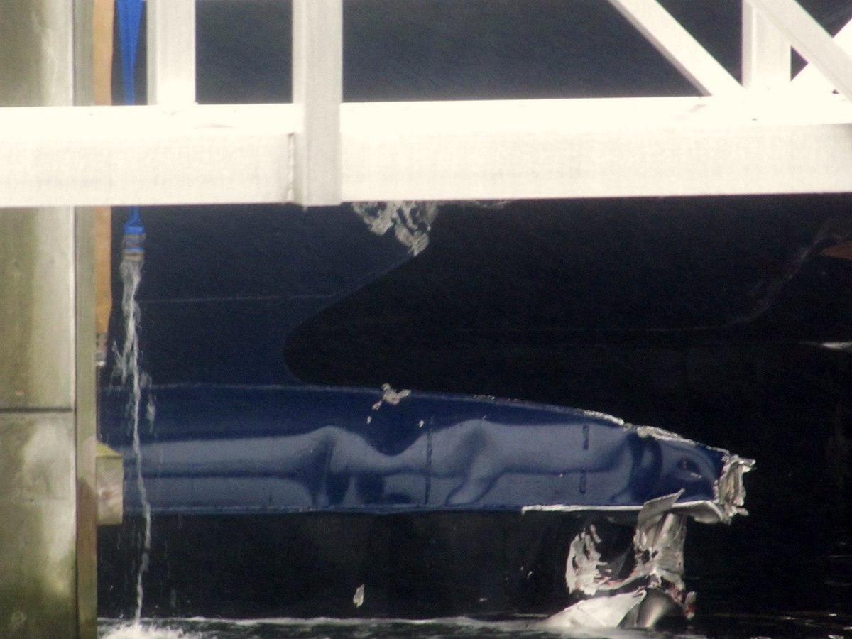 Iyanough Ferry back at dock in Hyannis after Friday night accident