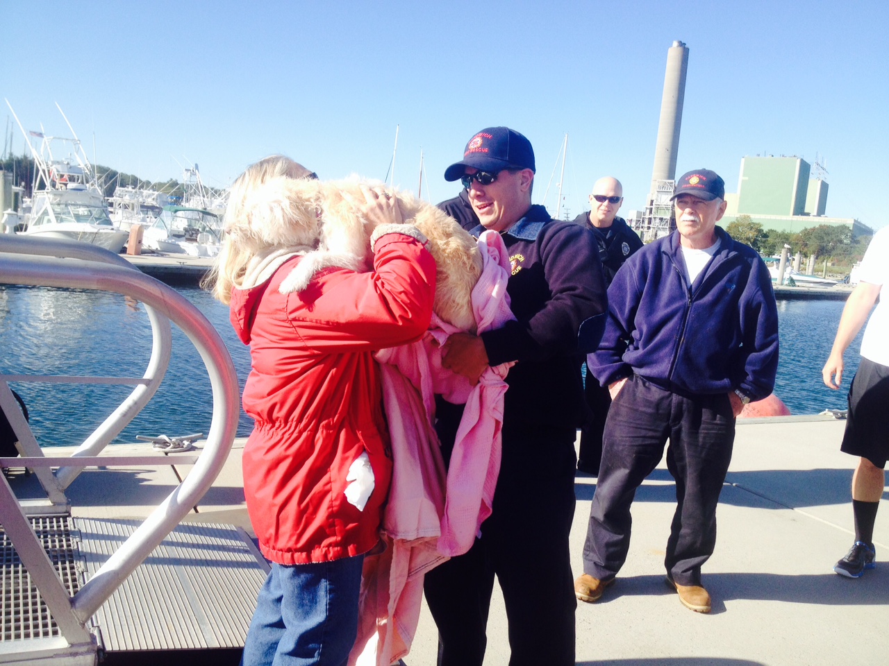 Sandwich Firefighters Save Dog in Cape Cod Canal - CapeCod.com