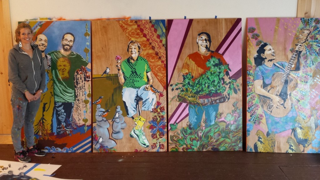 Four Locals Featured in Portraits at Aselton Park in Hyannis