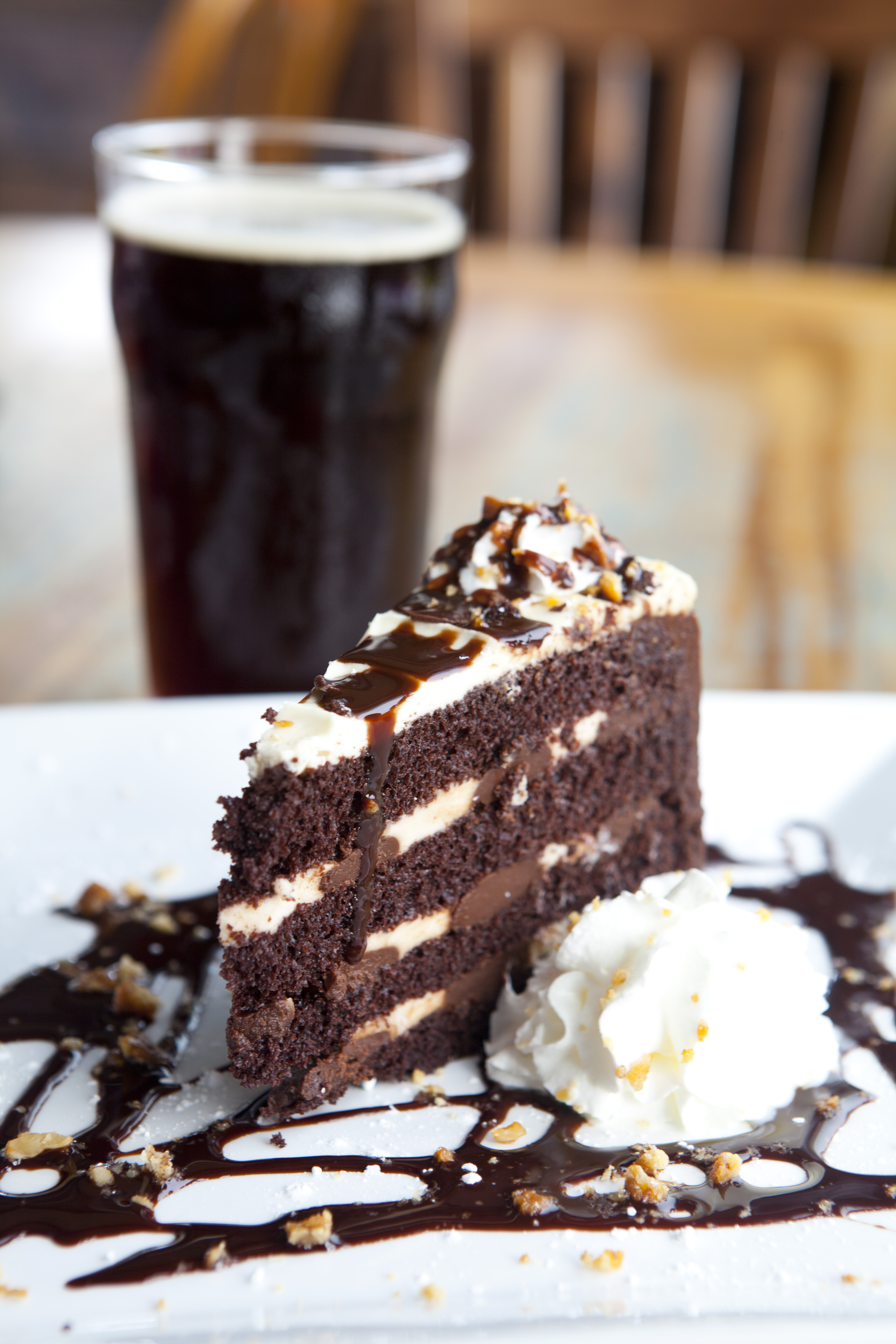 Uncle Lumpy’s Chocolate Vanilla Porter Cake!