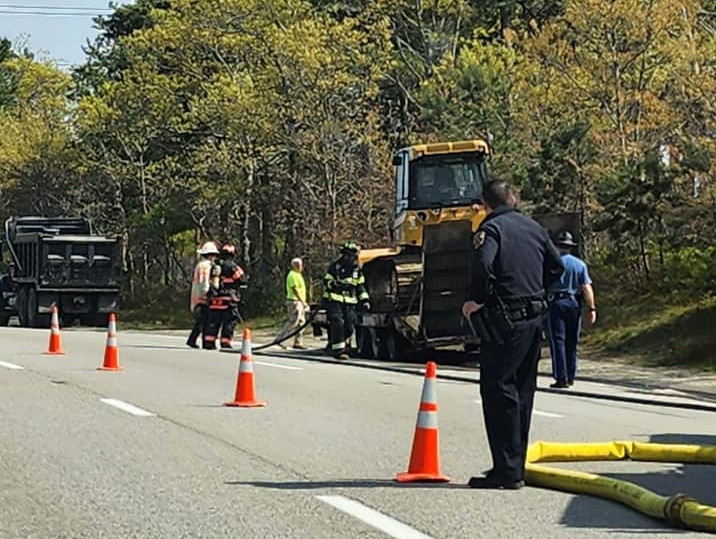 Truck fire snarls traffic in area of Sagamore Bridge as bridge work ...