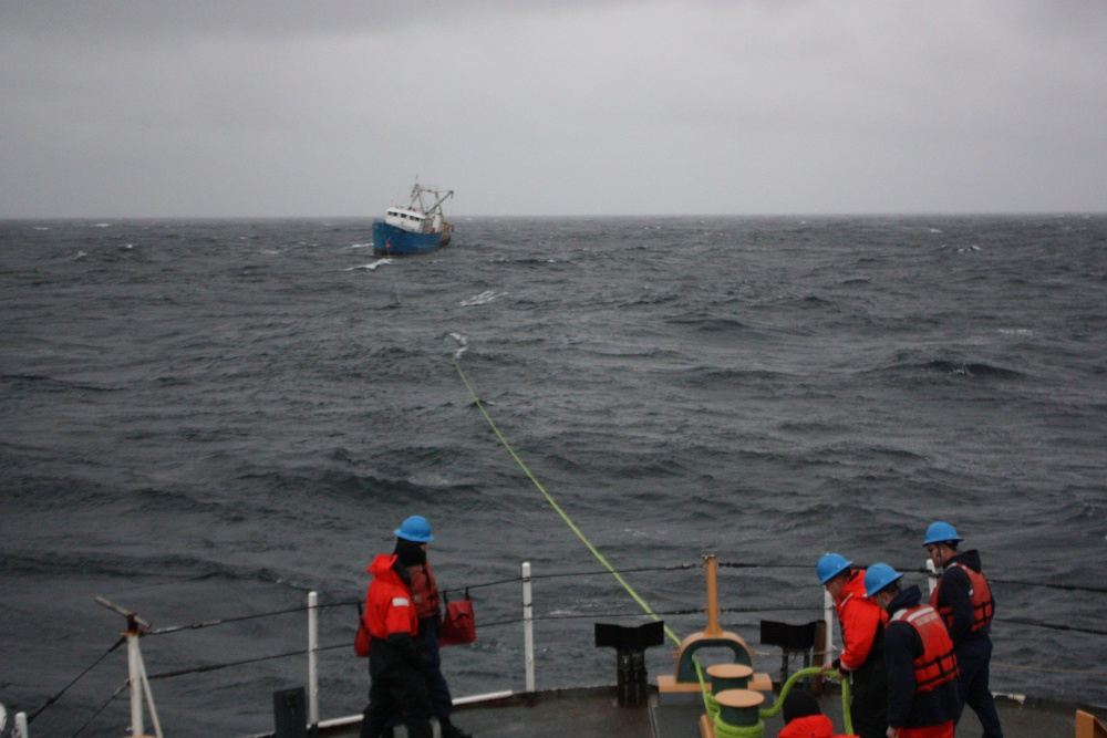 Coast Guard tows disabled fishing vessel off Nantucket