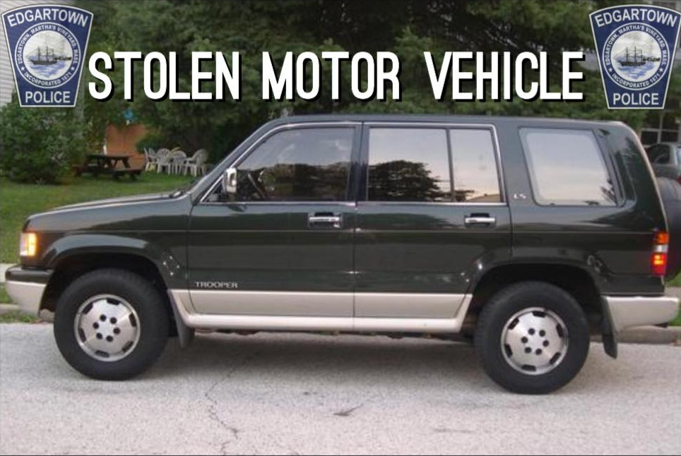 UPDATED: Edgartown Police locate stolen SUV - CapeCod.com