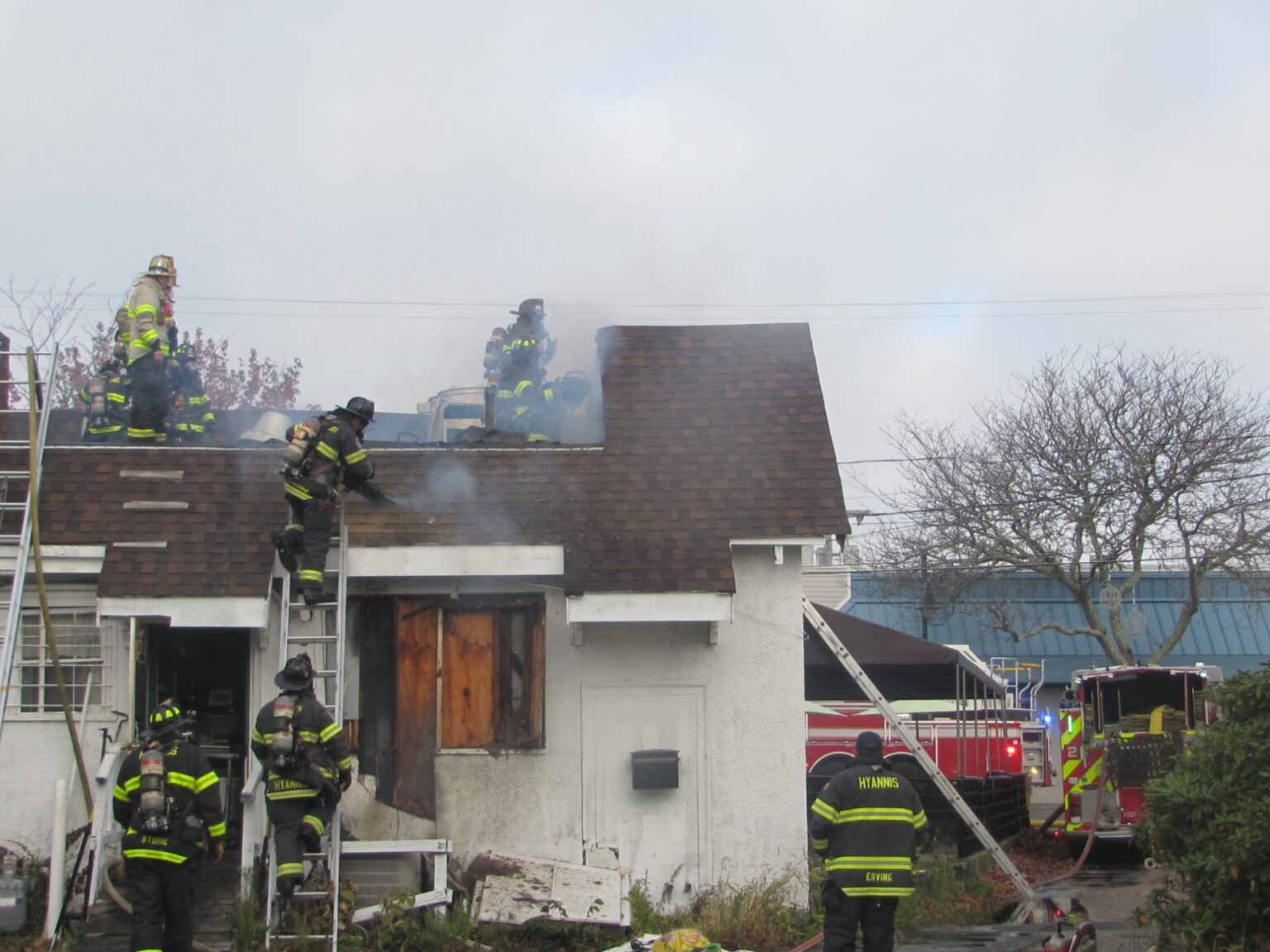 Fire breaks out at Hyannis restaurant