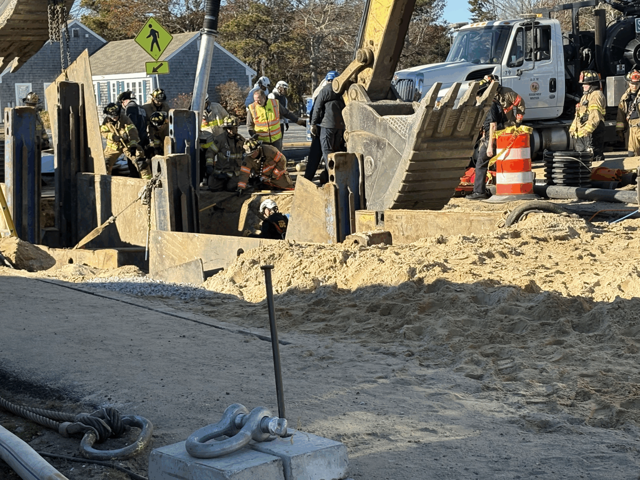 Updated: Fall River man killed, two injured after trench collapse at construction site in ...