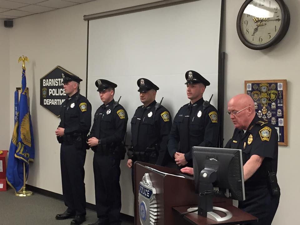Four new officers hit the streets of Barnstable