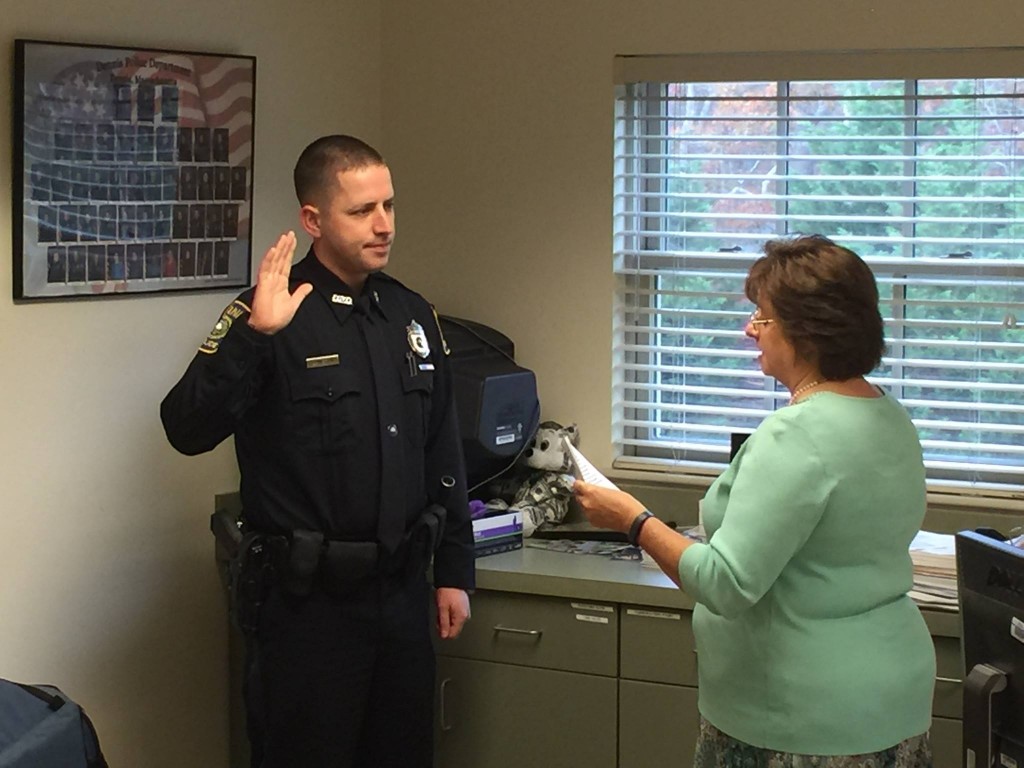 Dennis officer promoted to Sergeant; new officer sworn in - CapeCod.com