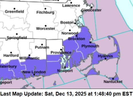 NWS: Up to four inches of snow forecast for Cape Cod Saturday through ...