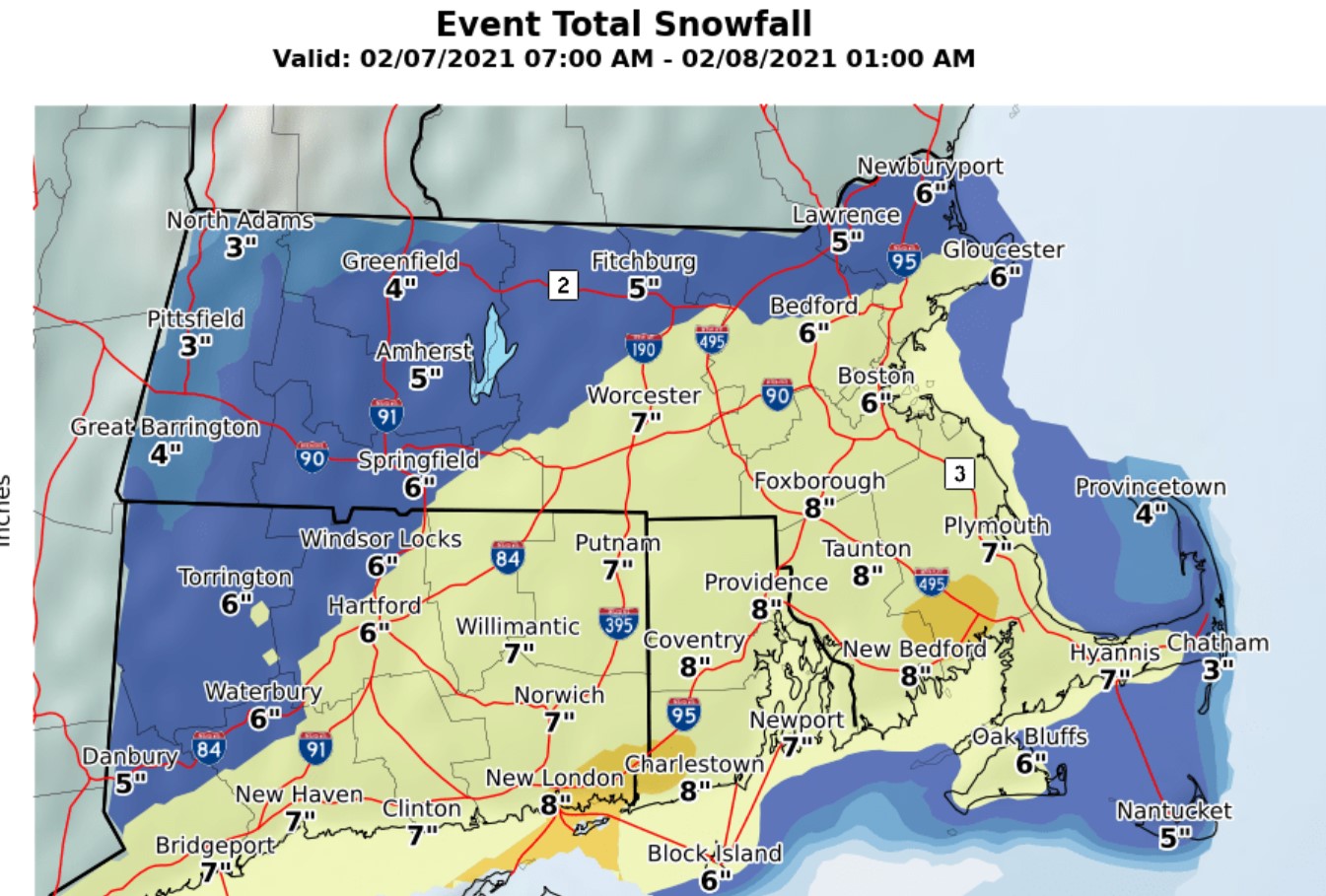 Sunday Snowstorm Heading for Cape & Islands - CapeCod.com